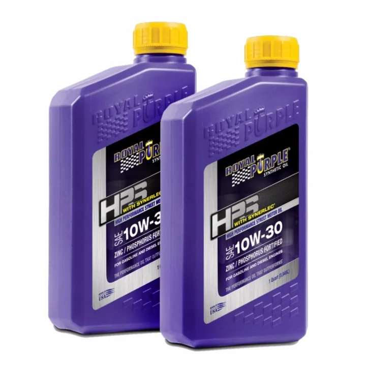 ROYAL PURPLE HPS 10W-30 Synthetic Motor Oil with Synerlec Additive ...