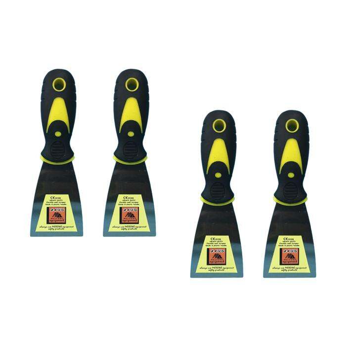 Meisons scrapper with plastic handle foam type metal blade 2" (4pcs ...
