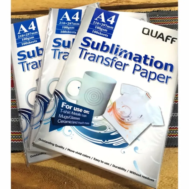 sublimation transfer paper A4 Quaff | Lazada PH