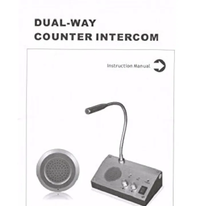 Bank Counter Window Intercom System Dual-way Intercommunication ...