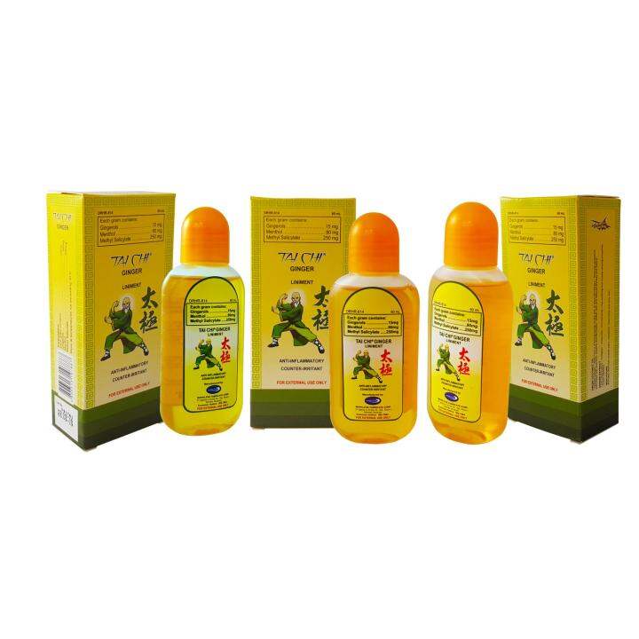 TAI CHI - GINGER LINIMENT 60ml TRI PACK | Lazada PH