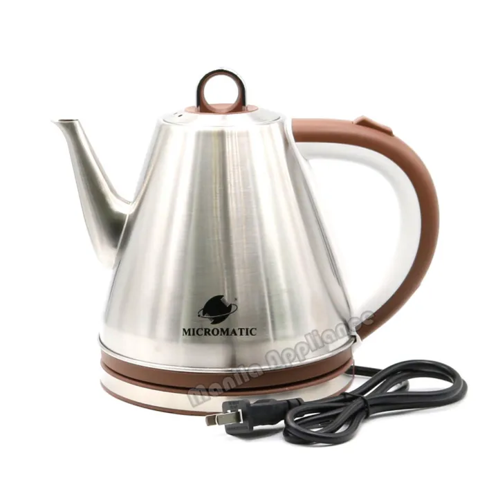 Micromatic MCK-1200 stainless steel Electric Kettle 1.2Liters | Lazada PH