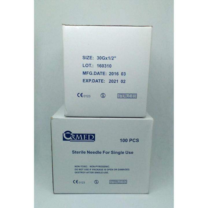 Ormed Sterile Needle for Single Use G30x1/2 | Lazada PH