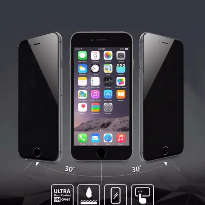 Powerlong Privacy Anti-Spy Peeping Tempered Glass Screen Protector ...
