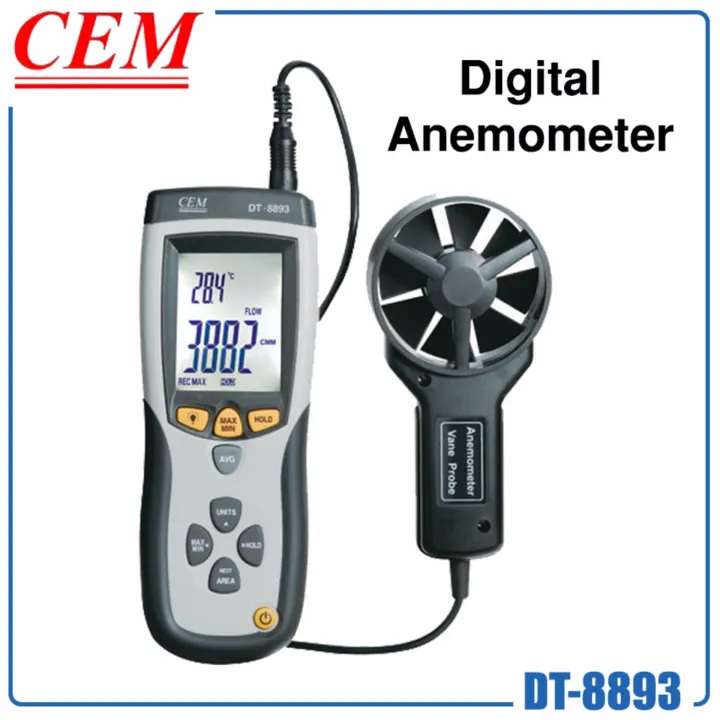 CEM DT-8893 Digital Anemometer | Lazada PH
