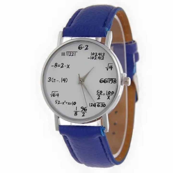 Geneva Mathematical Equations Elegant Wrist Watch (Blue) | Lazada PH