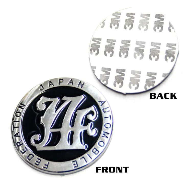 JAF Badge Trunk Emblem (Black) (aluminum) | Lazada PH