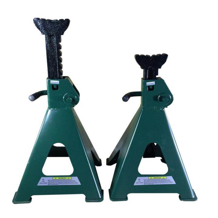 S-Ks Tools USA JM-0280 Heavy Duty 12 Ton Jack Stand (Black/Green ...
