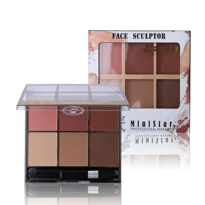 Beauty Ministar 6 Color Face Sculptor (No. 101) | Lazada PH