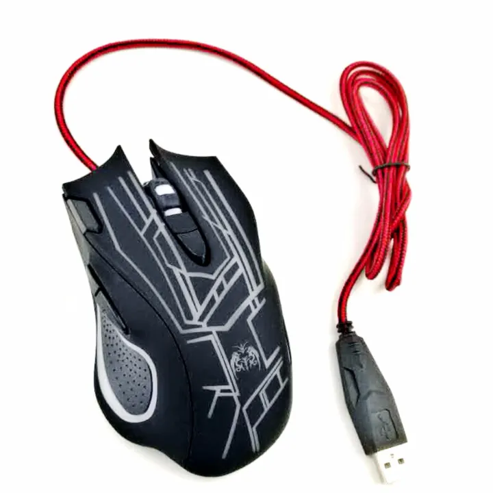 Microkingdom K7 Gaming Mouse Tri-Color Blacklit | Lazada PH