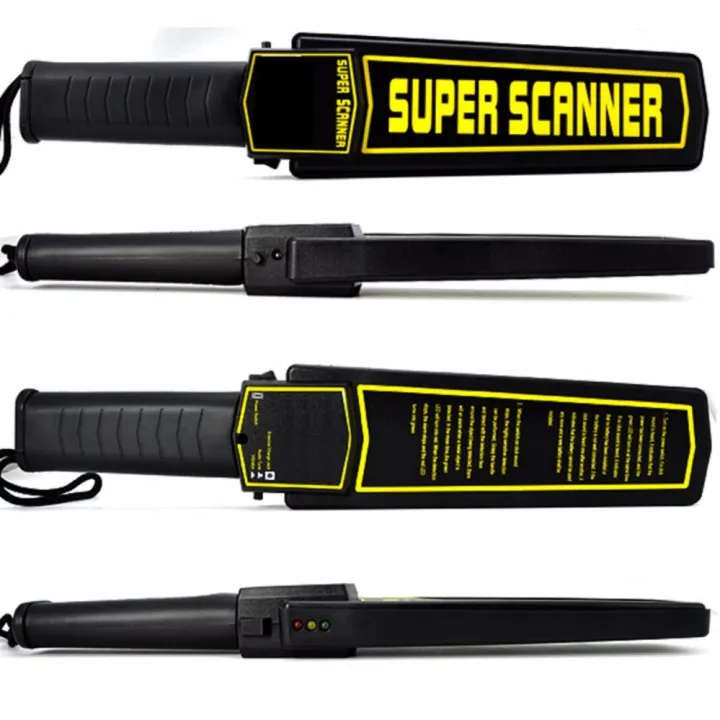 SGS Super Scanner Hand-Held Security Metal Detector Building Entrance ...