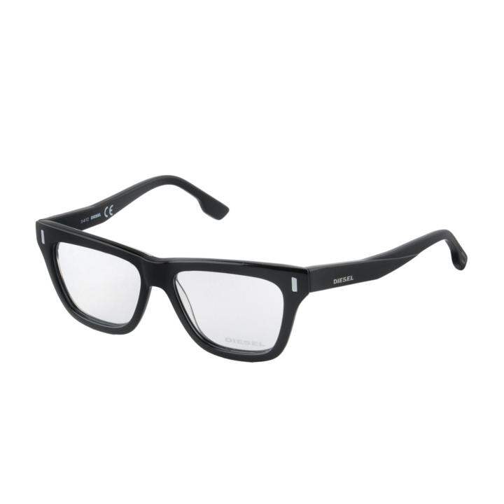 Diesel Eyeglasses DL5044-003 Men Unisex (Black frame, Transparent ...