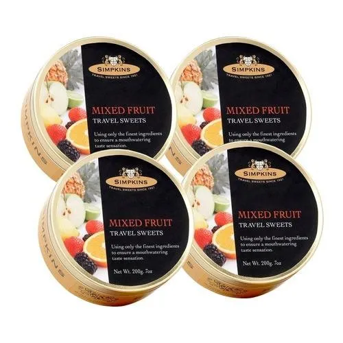 Simpkins Mixed Fruit Travel Sweet 4 Pack (200g per Can) | Lazada PH
