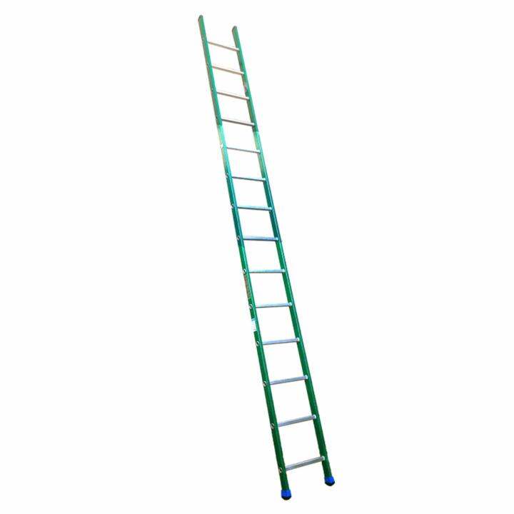 Kruger Fiberglass Straight Ladder, Self Leveling, F31112 (12 Steps ...