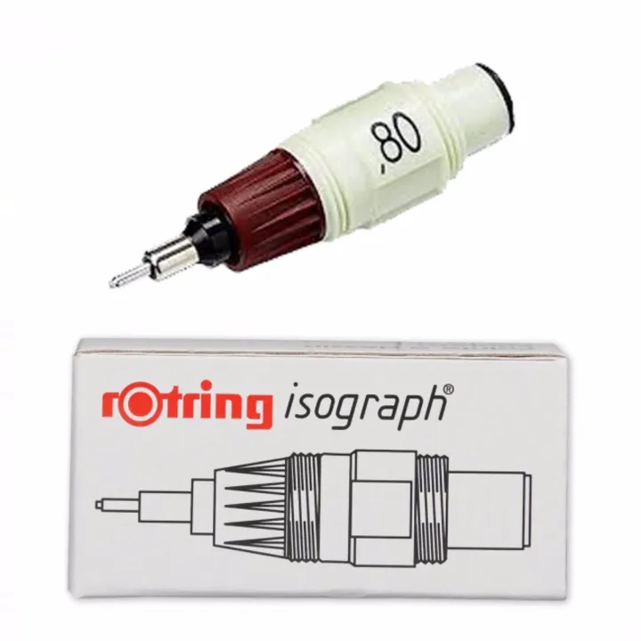 Rotring Isograph Replacement Nib 0.80mm - Drawing Cone Spare Tip for ...