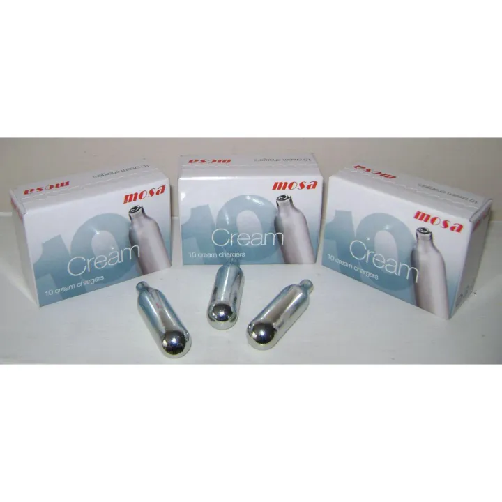 MOSA Cream Cream NO2 Charger Replacement 10PCS Box Set of 3 (30pcs ...