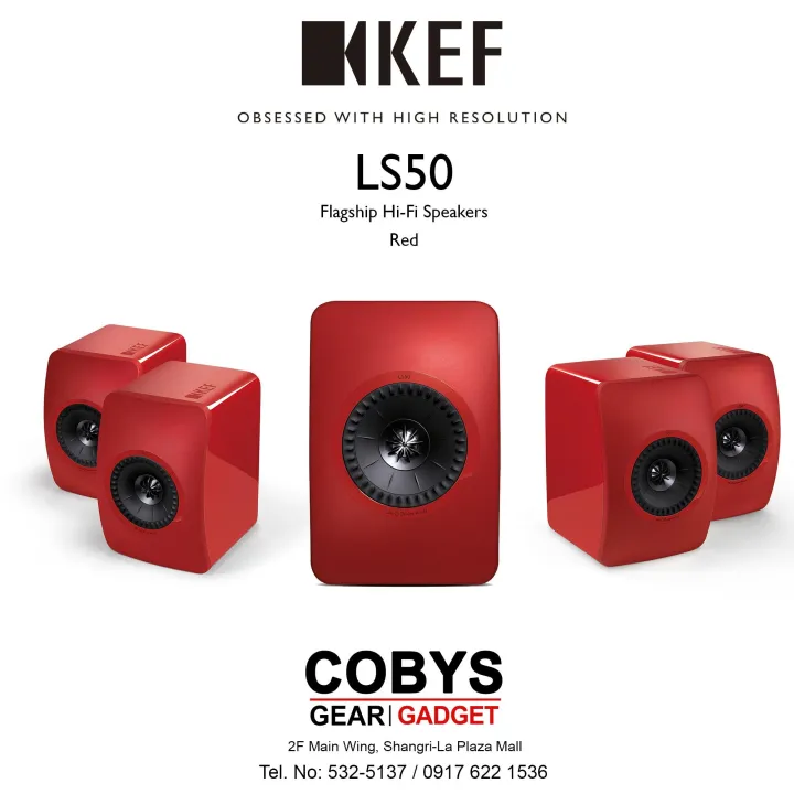 KEF LS50 (Red) | Lazada PH