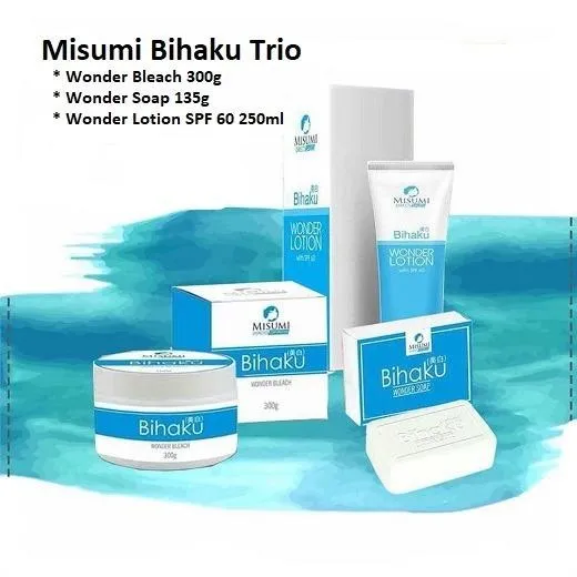 Misumi Bihaku Wonder Trio (Wonder Bleach, Wonder Soap and Wonder Lotion) | Lazada PH