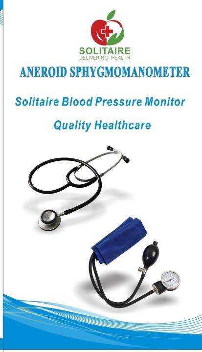 Solitaire Blood Pressure Monitor Aneroid sphygmomanometer and ...