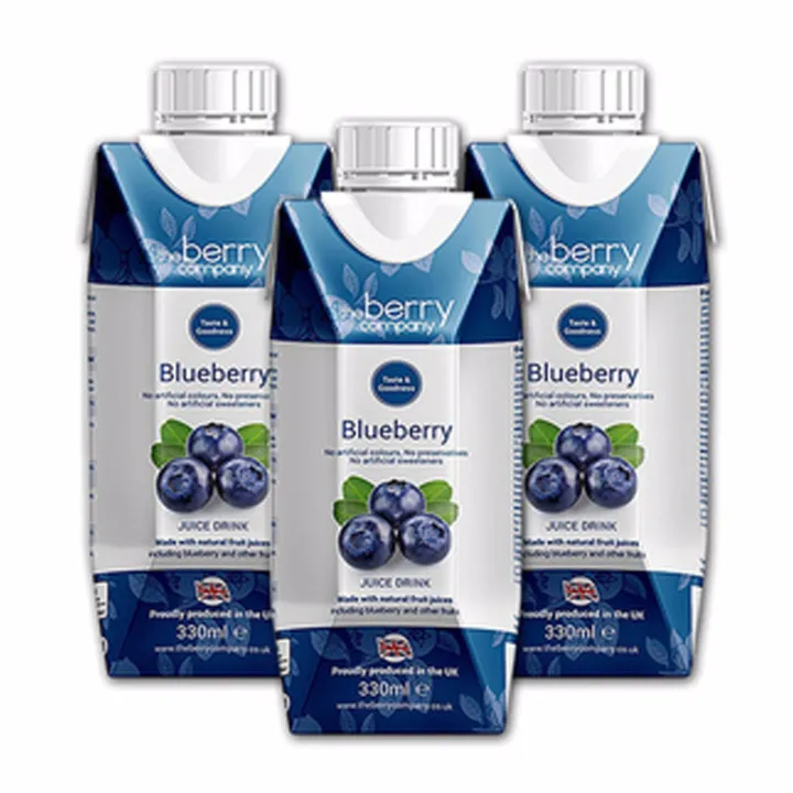 The Berry Company Blueberry Fruit Juice 3 Pack (330ml per pack) | Lazada PH