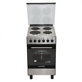 La Germania FS5004 40XR 4 Electric Hotplate White Electric Oven White ...