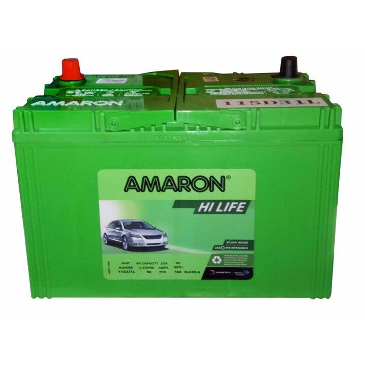 Amaron Hi Life 115D31L ( 3SMF ) Maintenance Free Car Battery w/ 21 ...
