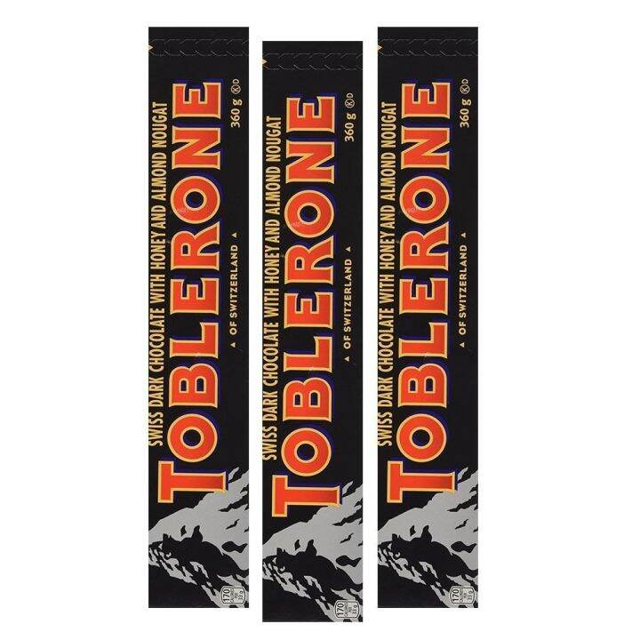 Toblerone Swiss Dark Chocolate 3 Pack (360g per pack) | Lazada PH
