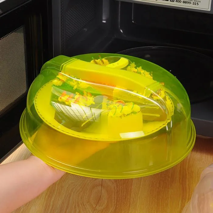 Microwave Plate Topper Cover Food Dish Steam Vent Splatter Lid - intl ...