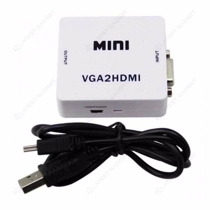VGA To HDMI Video Converter - White | Lazada PH