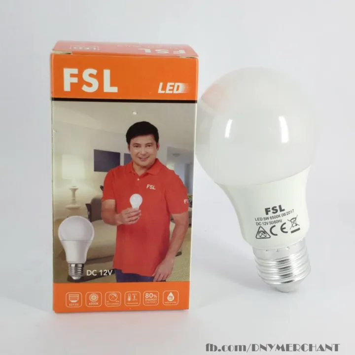 FSL 12v DC 5w Daylight Led Bulb | Lazada PH