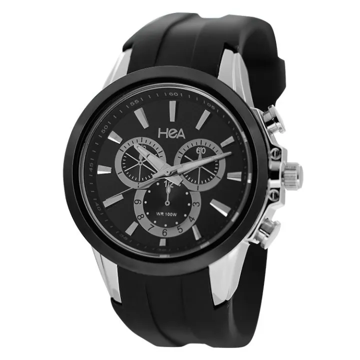 Hea Geomet Unisex Black Rubber Watch Kha2116-1102 | Lazada PH
