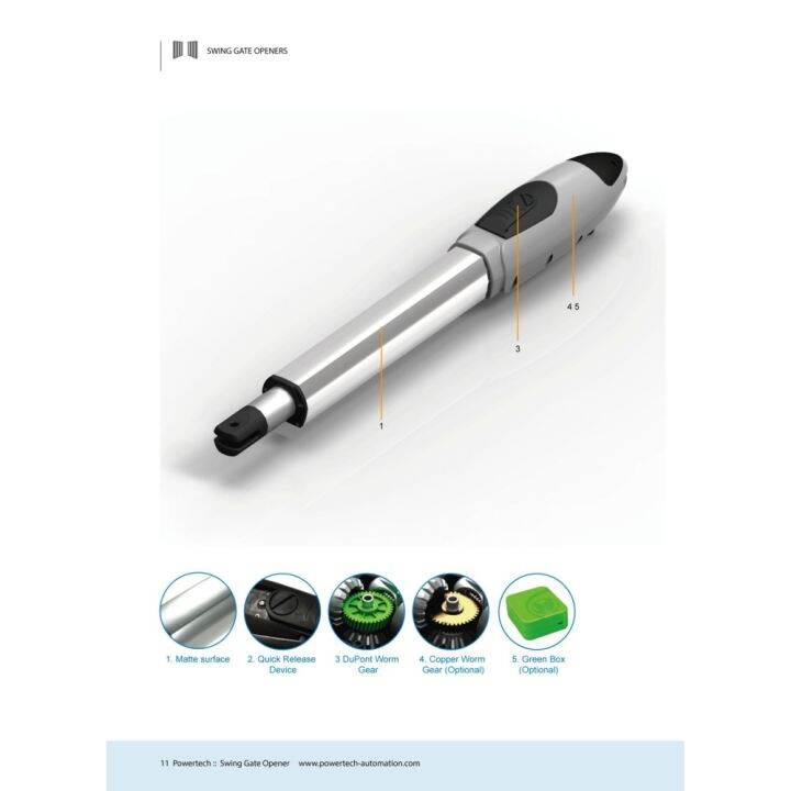 PowerTech PW-230 Swing Automatic Gate Opener | Lazada PH
