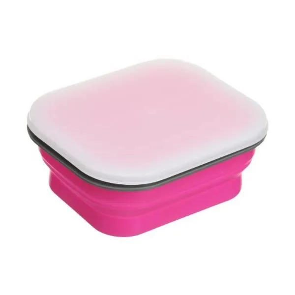 Lexington SNABXM-PNK-232C Medium Silicone Collapsible Snack Box - Pink ...