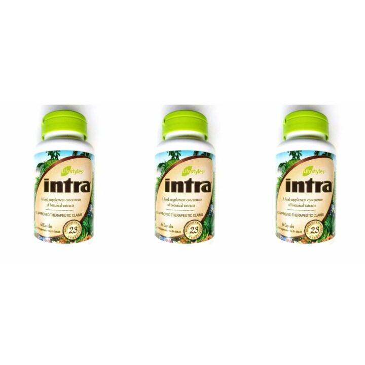intra® Food Supplement Concentrate of 23 Botanical Extracts 64 Capsules ...