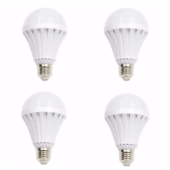 15W Led Intelligent Emergency Light Bulb Set Of 4 | Lazada PH