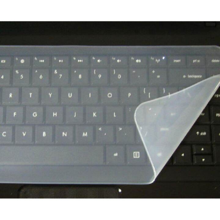 1x Universal Clear Silicone Keyboard Protector Skin Cover for 14 Inch ...