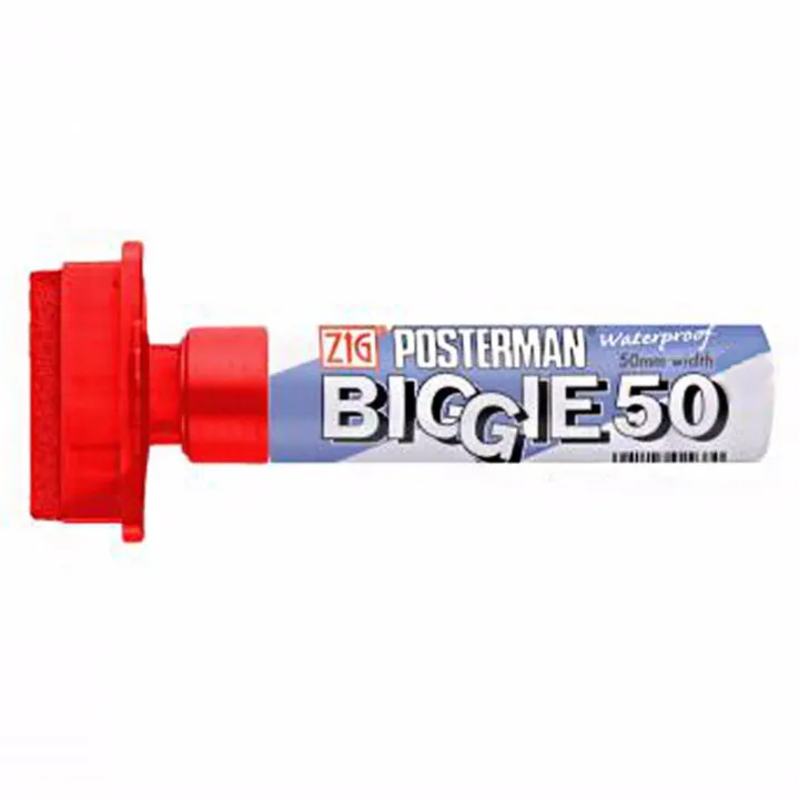 ZIG POSTERMAN BIGGIE 50 - RED | Lazada PH