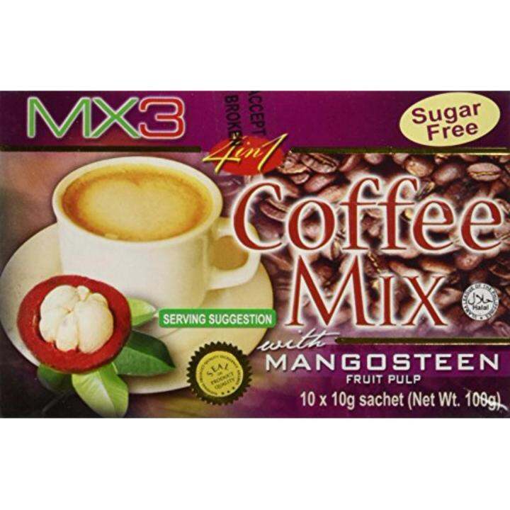MX3 Coffee Mix with Mangosteen Exocarp 10 Sachets x 10 grams box | Lazada PH