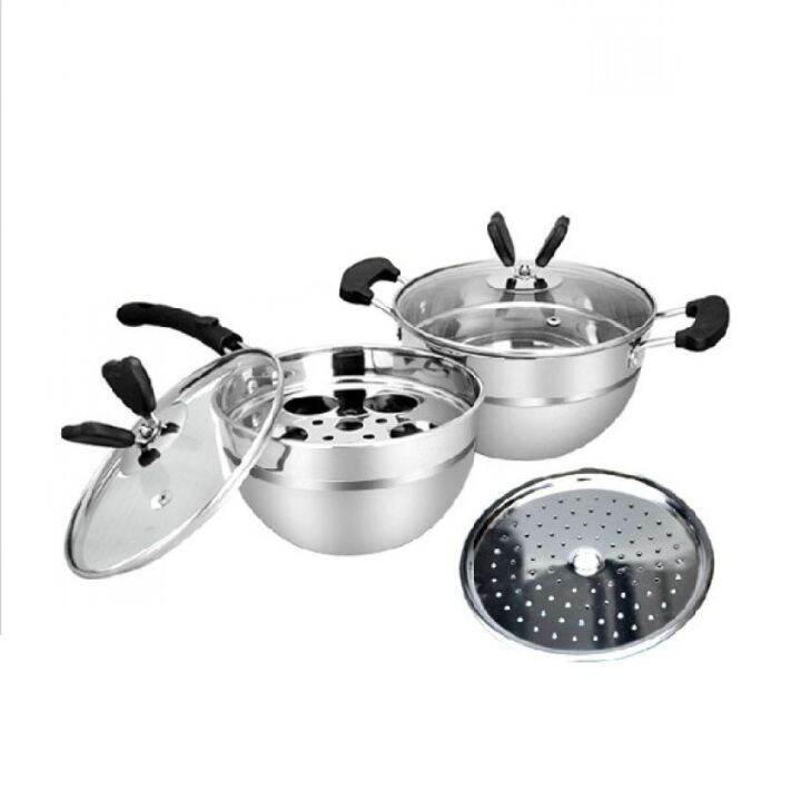 Stainless Steel Butterfly Cooking Pot 4-piece Set KEIMAV | Lazada PH