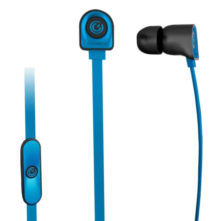 SonicGear NeoPlug Nozz Earset with Mic Blue | Lazada PH