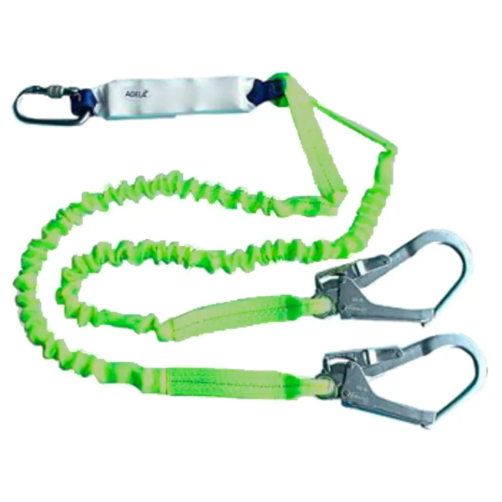 Adela WFL-32 Double Hook Lanyard Polyester Nylon Fall Arrest Webbing ...