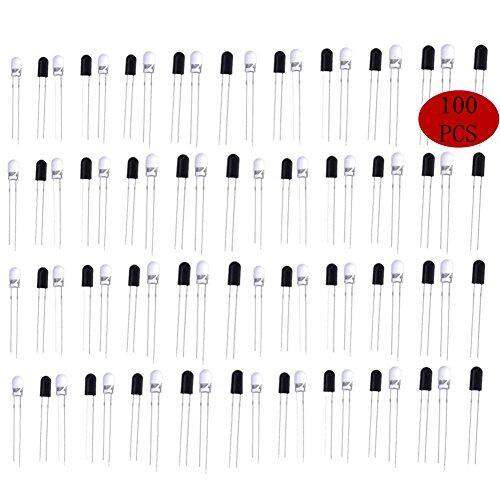 Ltvystore 5Mm 940Nm Leds Infrared Emitter And Ir Receiver Diode For ...