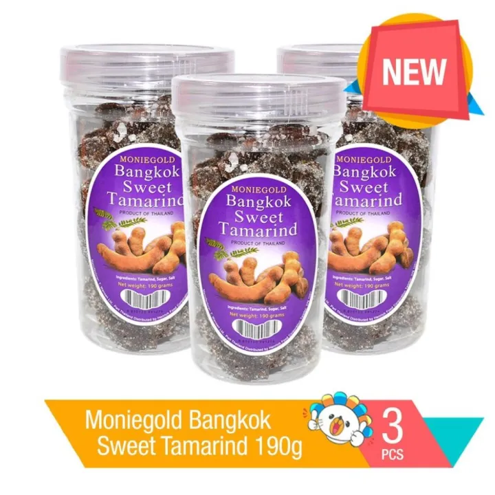 Moniegold Bangkok Sweet Tamarind 190g Set of 3 | Lazada PH