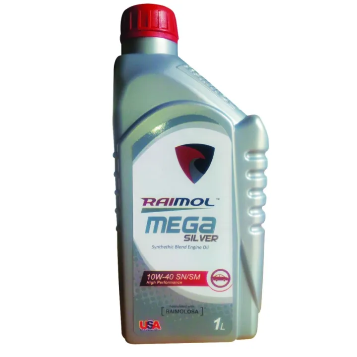 Raimol Mega Silver 10W40 Gasoline & Diesel Semi Synthetic Engine Oil 1L ...