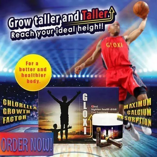 Authentic Gloxi Height Enhancer (with cream) | Lazada PH