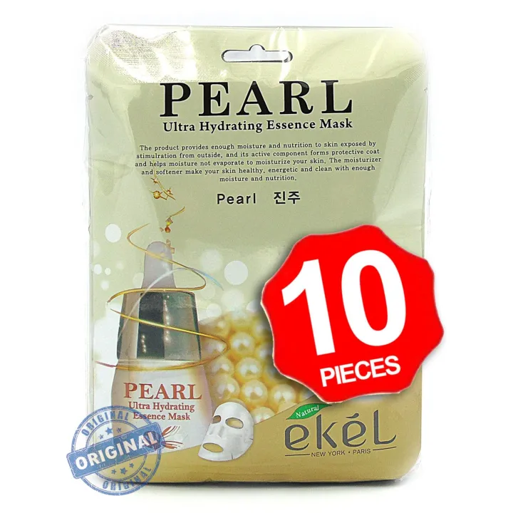 Ekel Pearl Ultra Hydrating Essence Mask Korea's Finest Soothing Facial ...