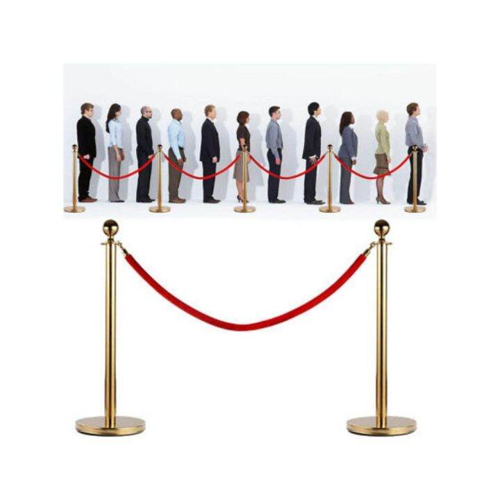 2 pcs Gold Stanchion Post, Queuing Post, Stand Post | Lazada PH