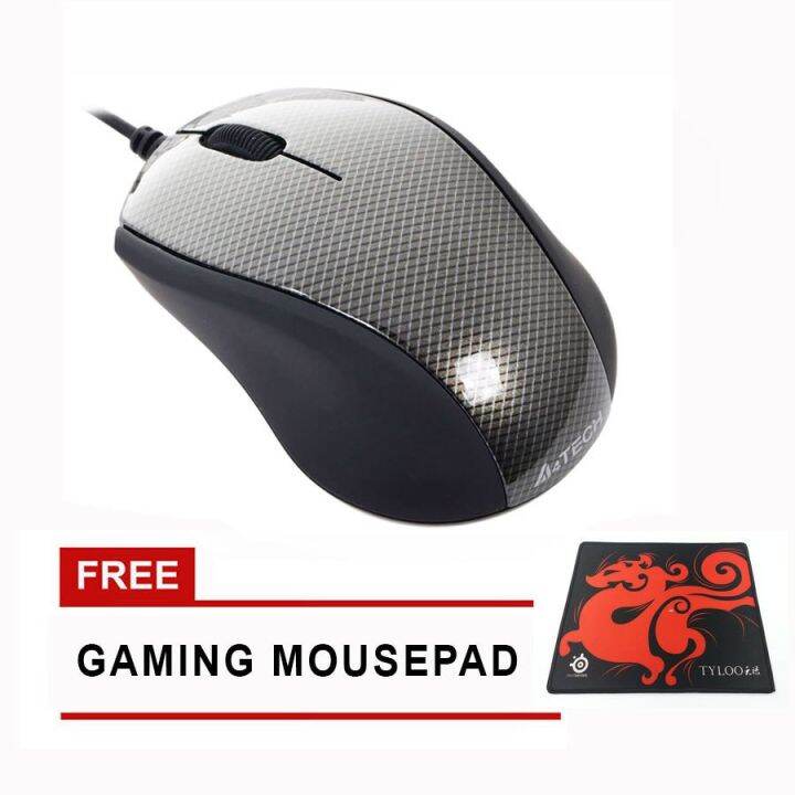 A4Tech N-100 V-Track Padless Optical Mouse FREE Mousepad | Lazada PH