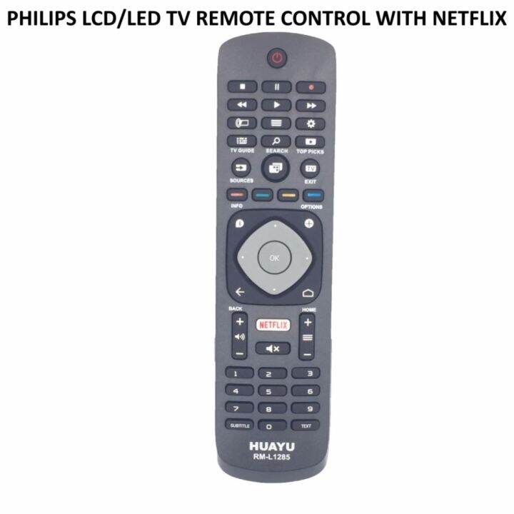 Huayu RM-L1285 Philips LCD/LED TV Remote Control with Netflix Function | Lazada PH