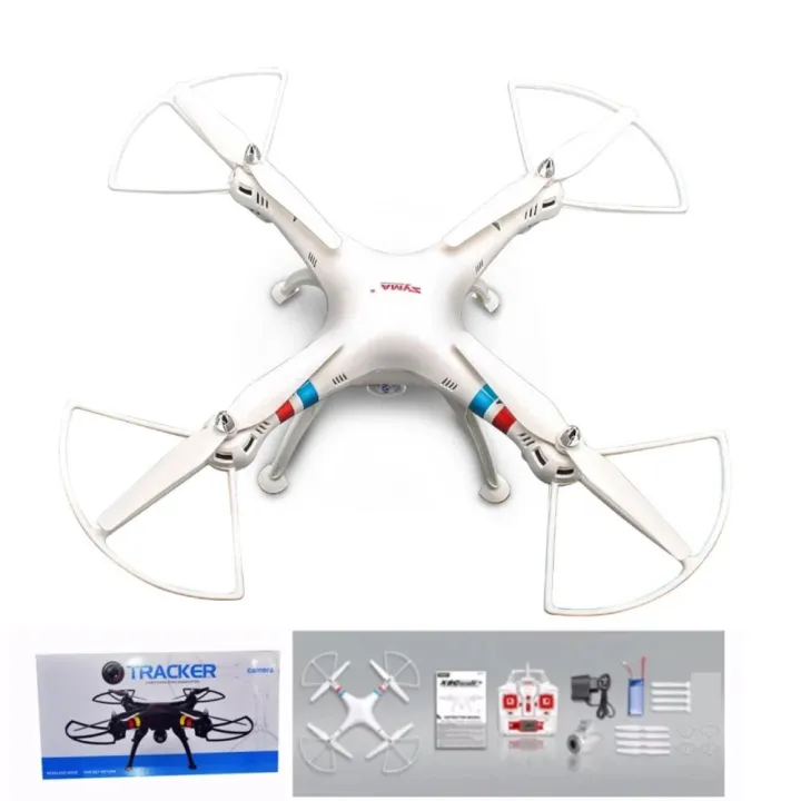 6-AXIS QUADCOPTER RC Drone With 2MP Camera (White) Headless Mode ...